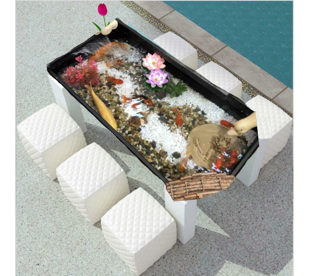 Aquarium Dinning Table – My Space Modular